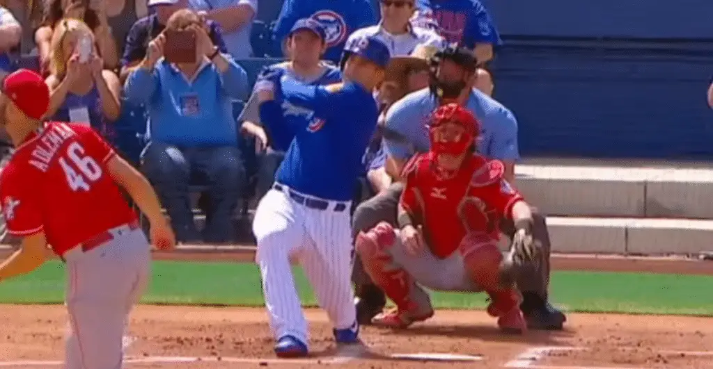 Watch: Anthony Rizzo Hits Leadoff Home Run