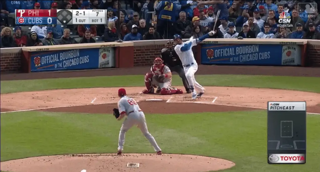 Kris Bryant Displays Big Swing Change During BP