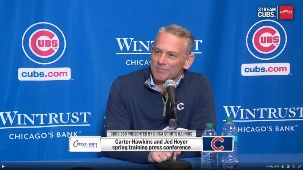 Jed Hoyer Feeling 'Level of Anxiety' Heading into Final Year of Contract