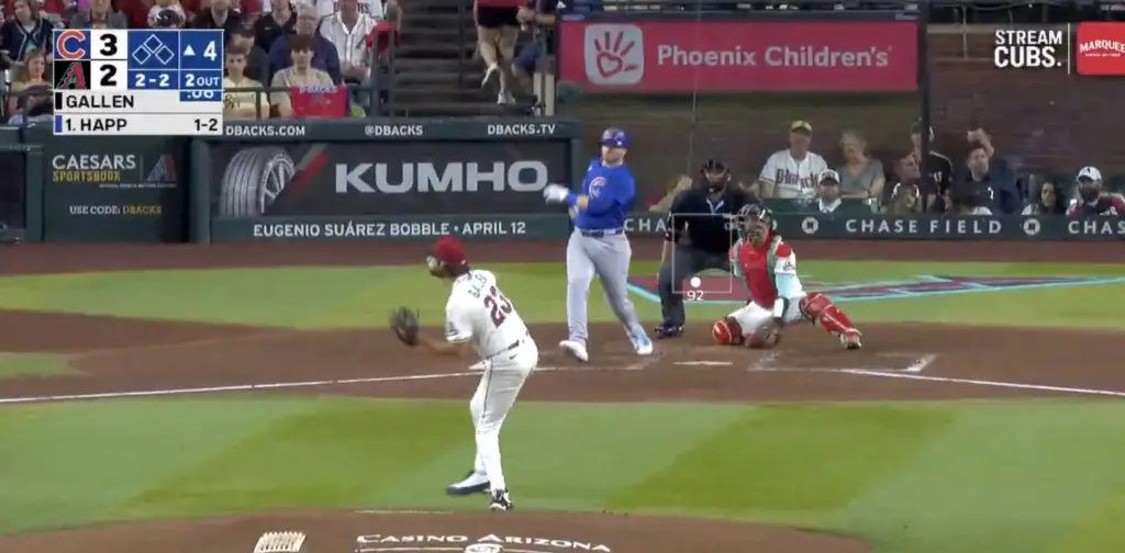 Watch: Ian Happ Hits First Home Run for the Cubs in 2025