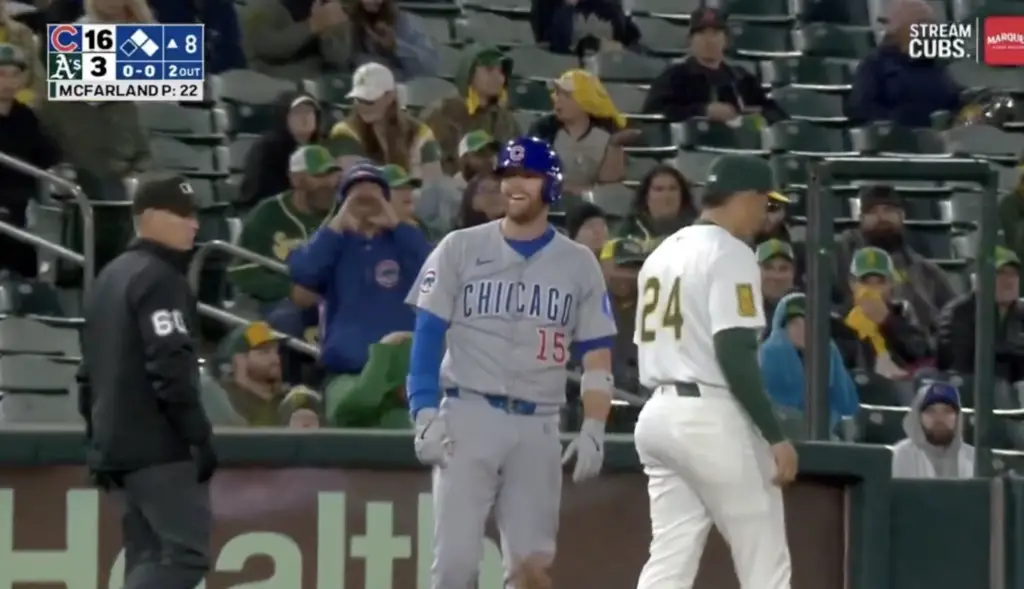Watch: Carson Kelly Triples to Complete Cycle